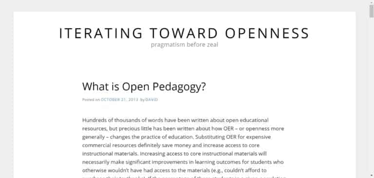 What is Open Pedagogy? - GCLi Leadership